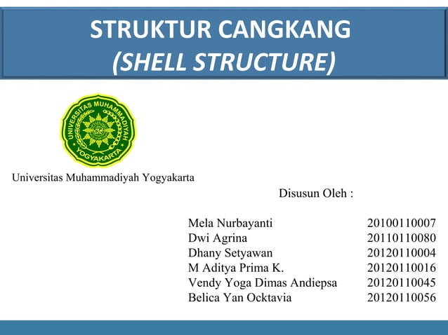 struktur cangkang (sell structure) kel. 4 | PPT