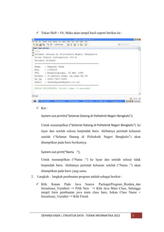 Tugas struktur data | DOCX