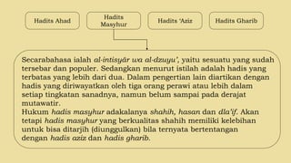 PPT Klasifikasi Hadits Berdasarkan Kuantitas Rawi.pptx