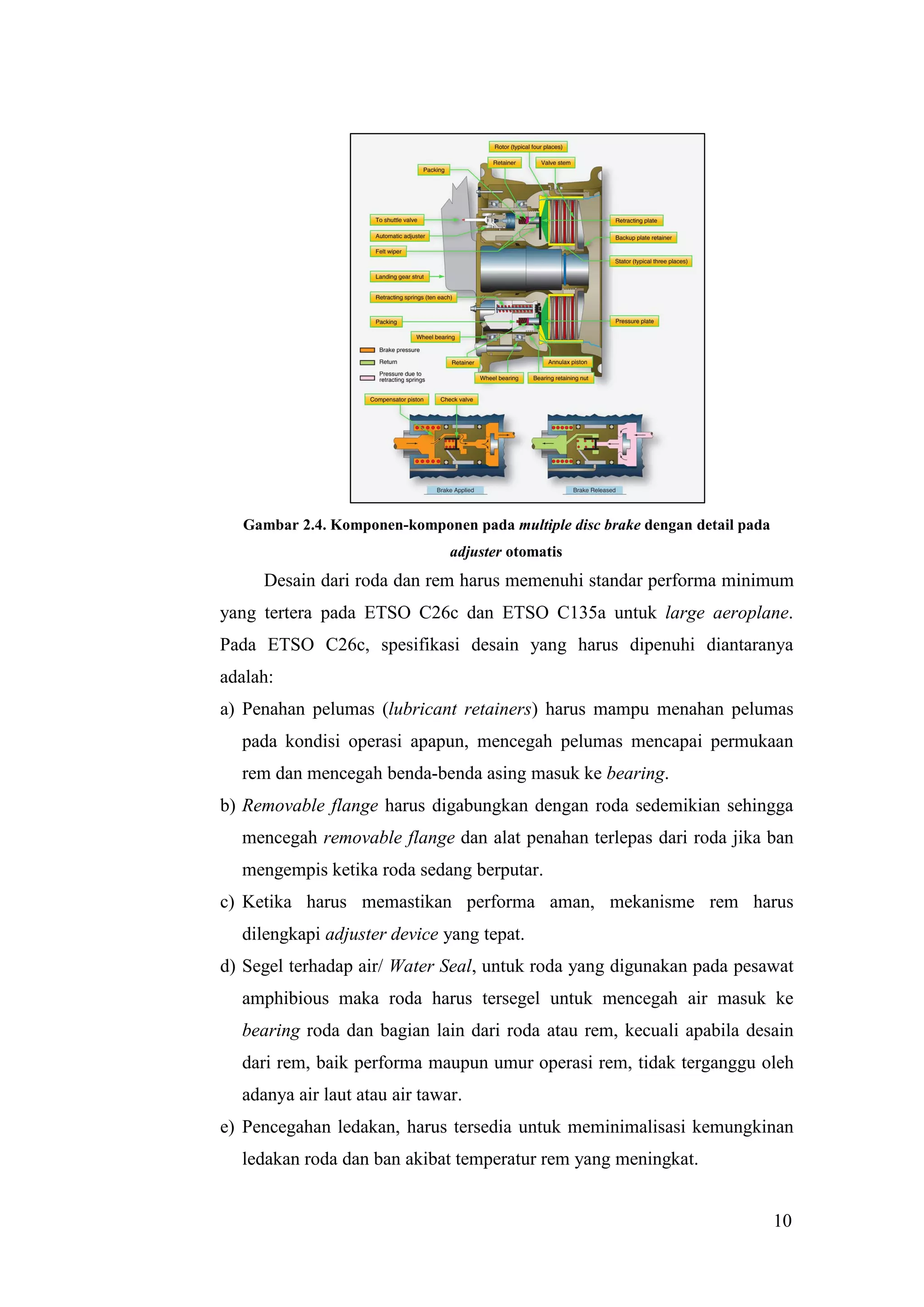 Studi Sertifikasi Roda dan Rem Pesawat Terbang | PDF