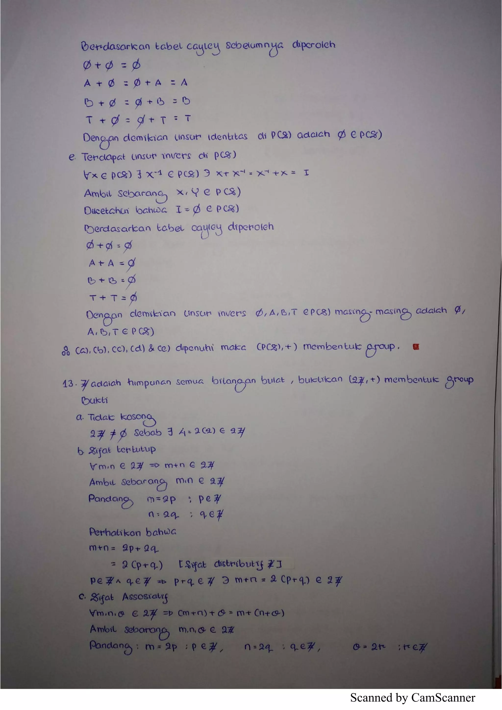 Soal dan Solusi Teori Grup | PDF
