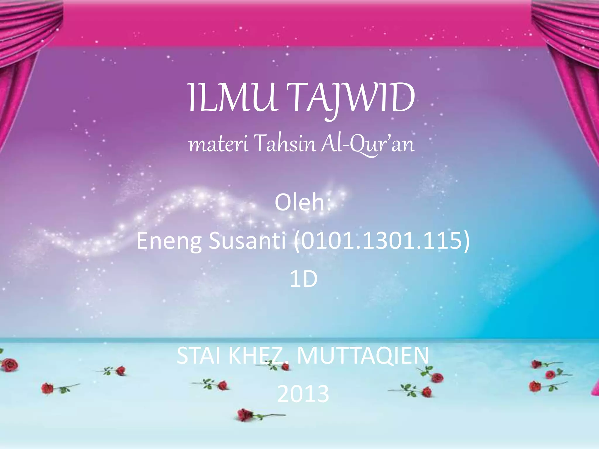 materi tahsin | PPTX