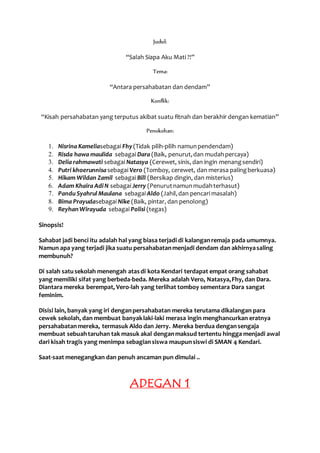 Tugas teater | DOCX