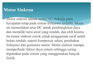 Tugas teknik tenaga listrik motor ac | PPTX