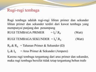 Tugas Teknik Tenaga Listrik Transformator | PPTX