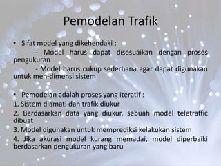 Konsep Rekayasa Trafik | POTX
