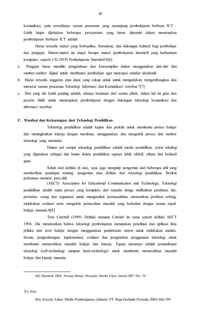 Tugas teknologi dan media pembelajaran | PDF