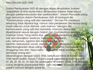 HAM (Hak Asasi Manusia) | PPTX