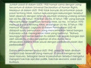 HAM (Hak Asasi Manusia) | PPTX