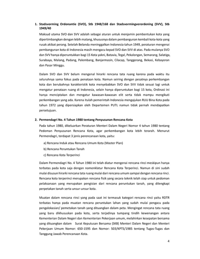 Peraturan Penataan Ruang RDTR | PDF