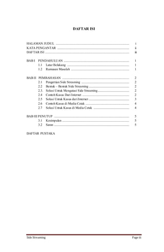 Side Streaming | DOCX