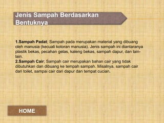 Jenis-Jenis Sampah | PPTX