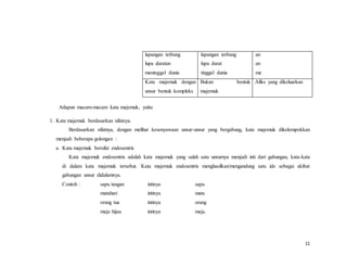 PROSES MORFOFONEMIK DAN PROSES MORFOLOGIK | DOCX