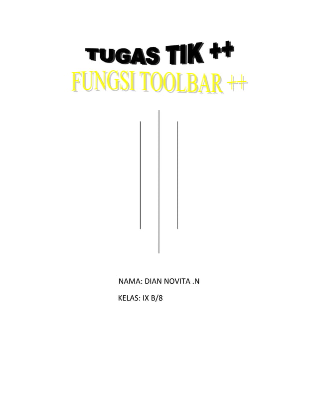 Tugas tik macam-macam toolbar | PDF
