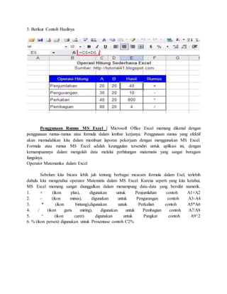 TUGAS TIP MS EXCEL | PDF