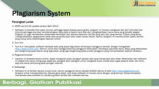 JOURNAL INDEXING IMPACT FACTOR PLAGIARISM SYSTEM | PPT | Free download