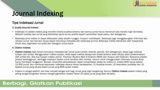 JOURNAL INDEXING IMPACT FACTOR PLAGIARISM SYSTEM | PDF