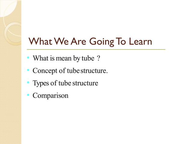 Tube structures | PDF