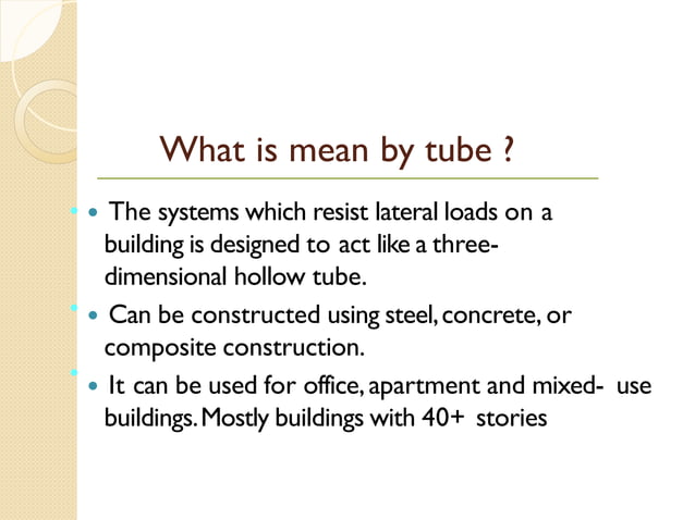 Tube structures | PDF