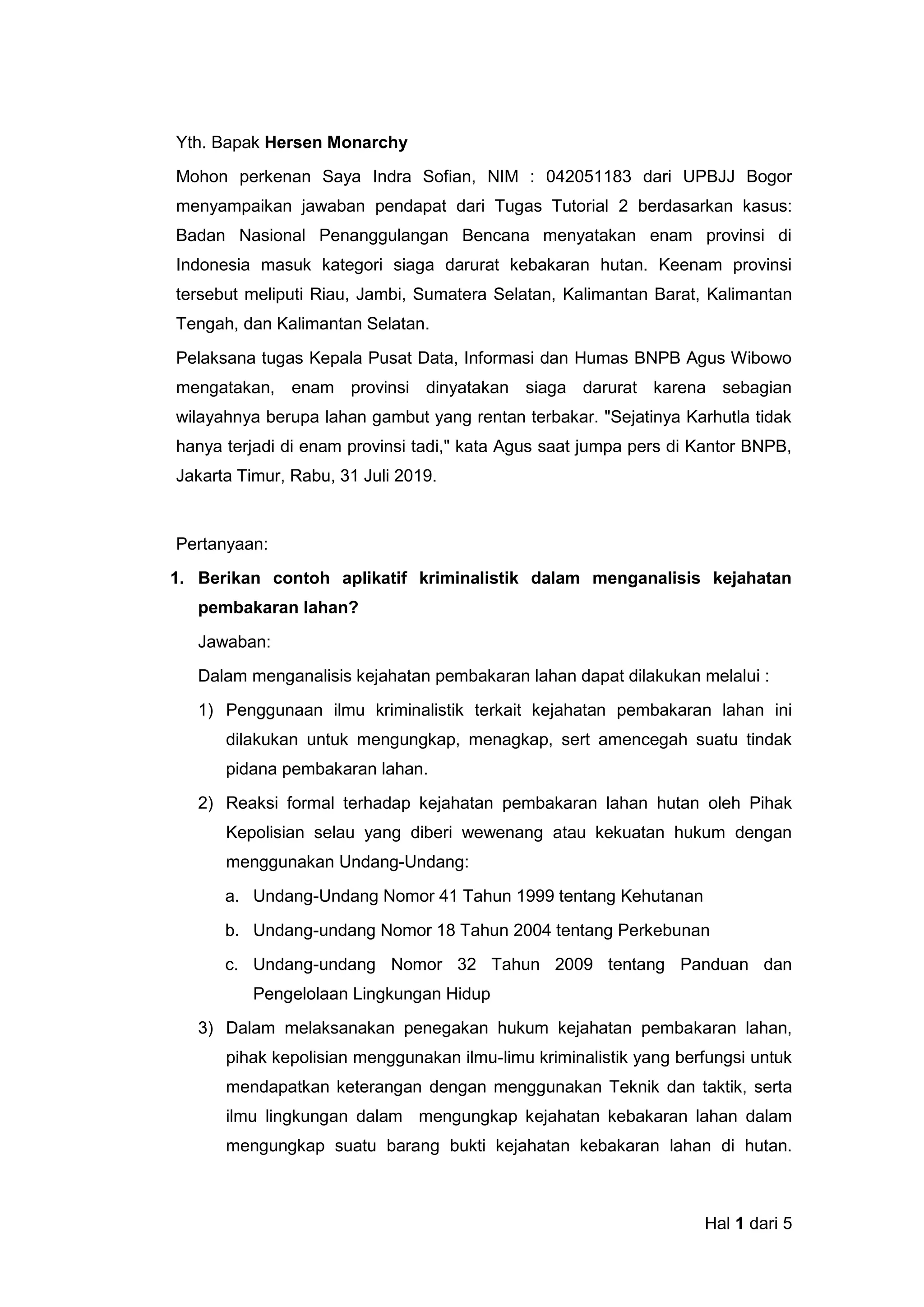 Tugas Tutorial 2 Teori Kriminologi 4302 Indra Sofian 042051183.doc.pdf