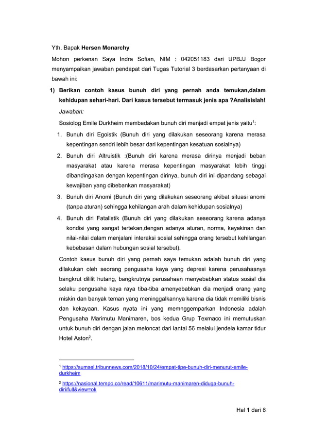 Tugas Tutorial 3 Teori Kriminologi 4302 Indra Sofian 042051183.doc.pdf