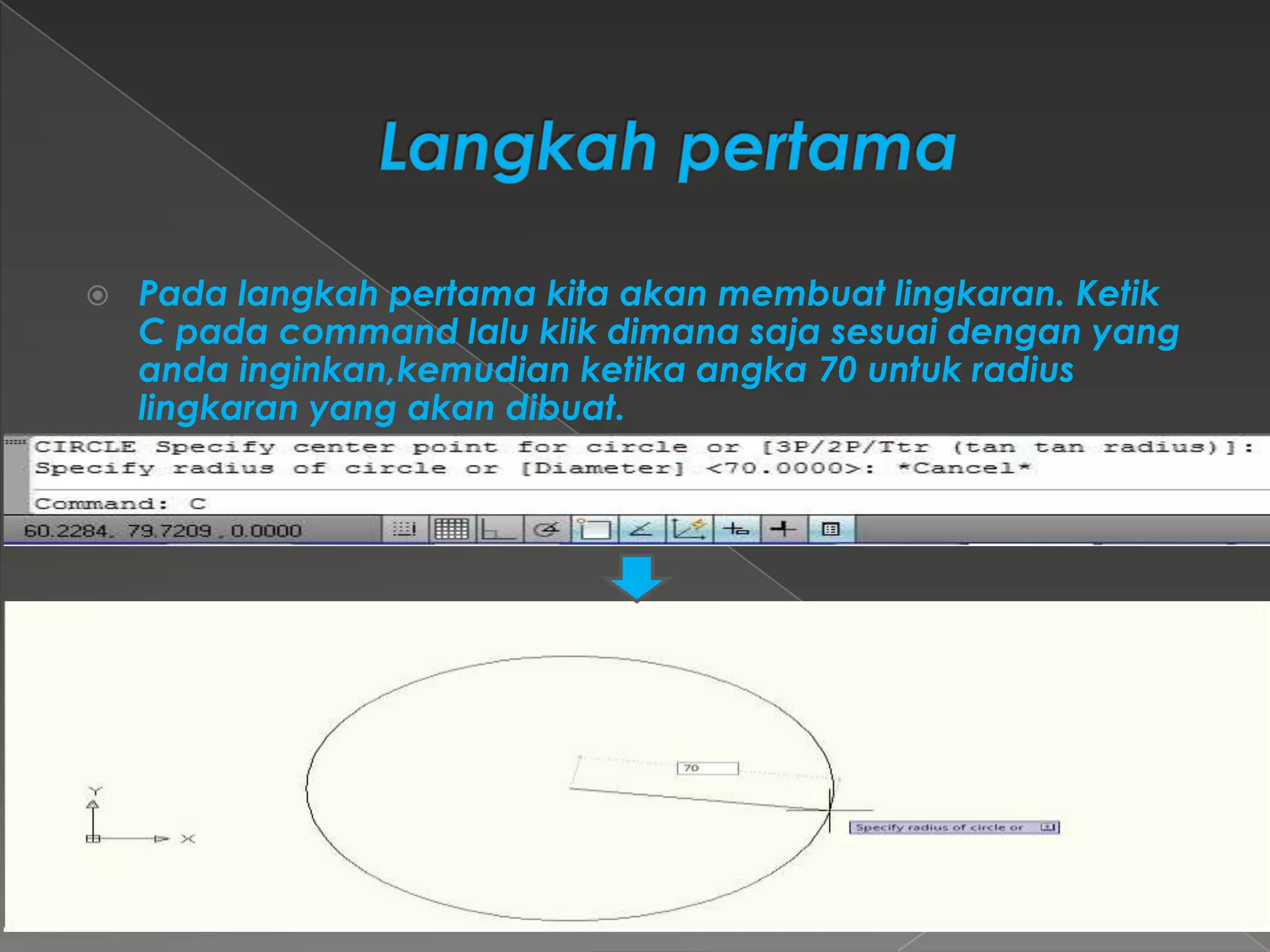 TUGAS AUTOCAD TUTORIAL REGI ANGGARA TKJ X-H | PPTX
