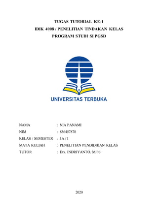 Tugas tutorial ke i ptk | DOCX