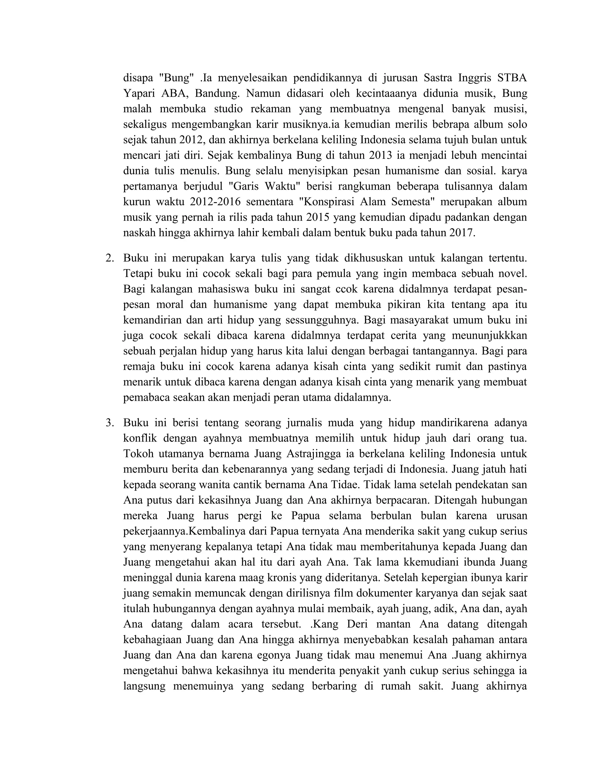 Tugas ulasan buku fiks | DOC