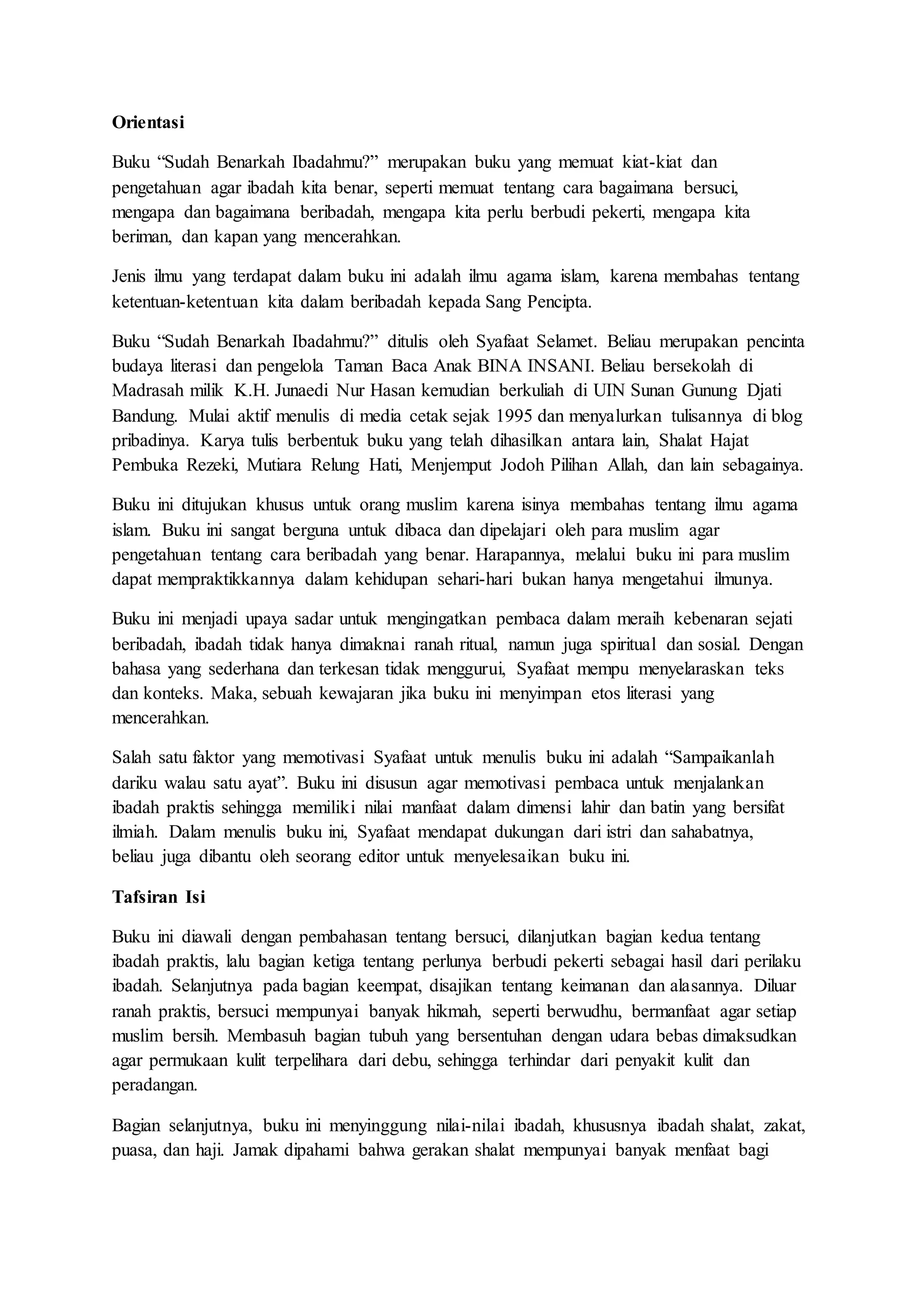 Tugas ulasan buku tihfani | DOCX