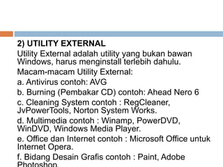 Utility Sistem Komputer | PPT