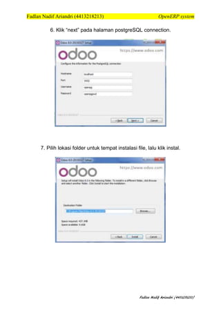 panduan installasi odoo v.8 | PDF