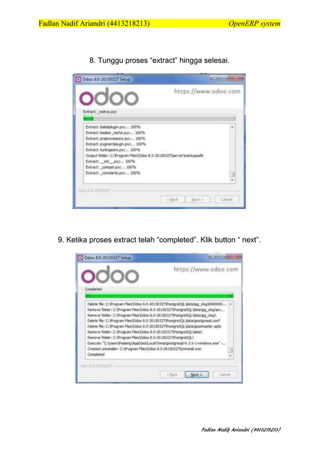 panduan installasi odoo v.8 | PDF