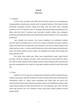 makalah penjaskes - Pandemi Covid Sebagai Alternatif Pendekatan ...