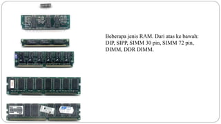 Tugas UTS Sistem Mikroprosesor Latch dan RAM (Random Access Memory) | PPT
