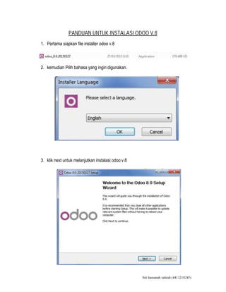 panduan instalasi odoo v.08