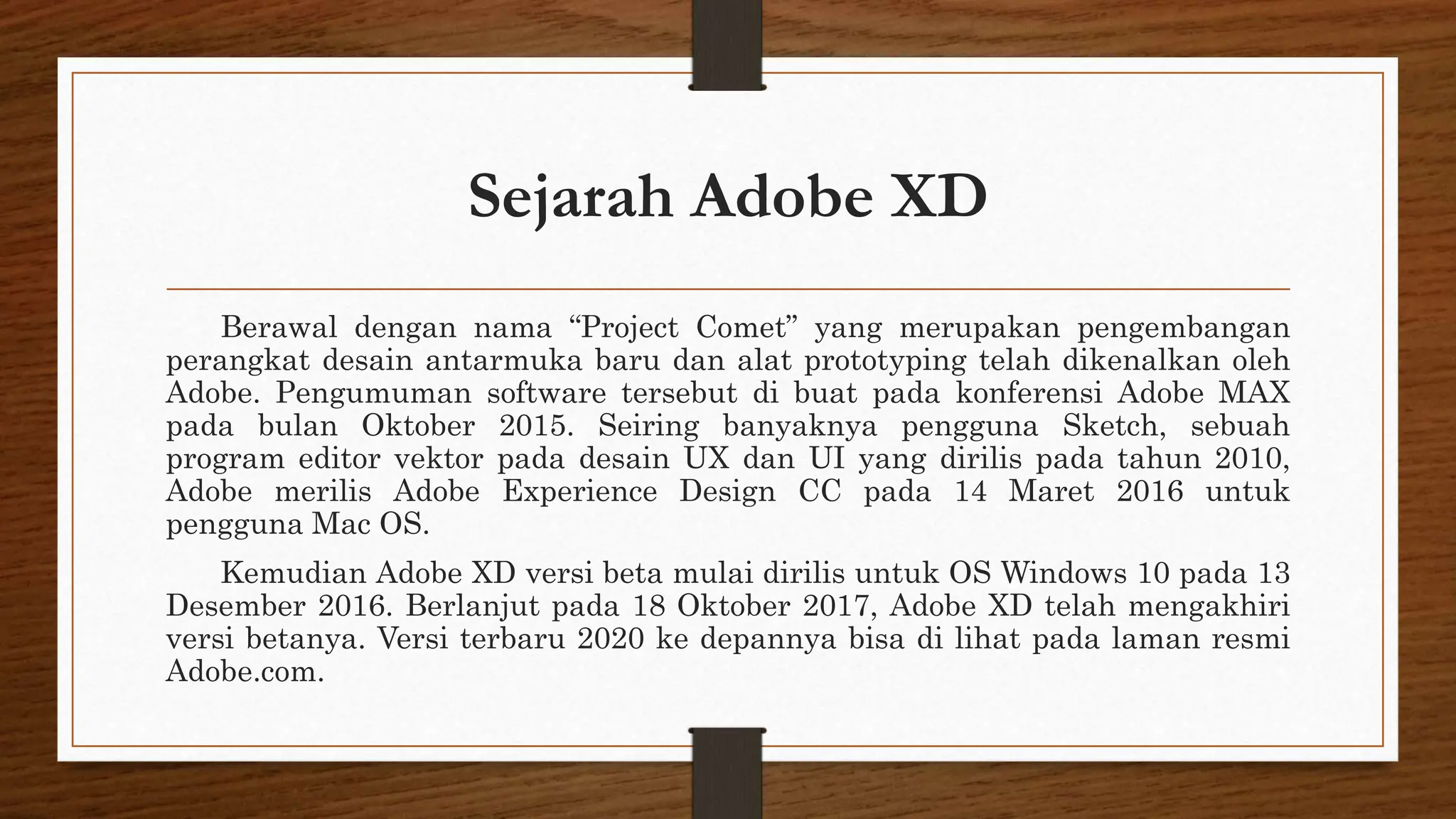 Mengenal Adobe XD - Software untuk Web Design - DKV SMK | PPTX