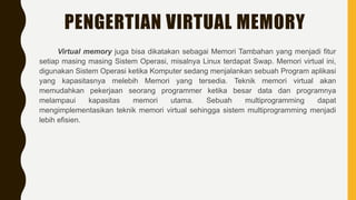 Tugas virtual memory | PPT