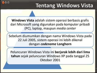 Windows Vista | PPT