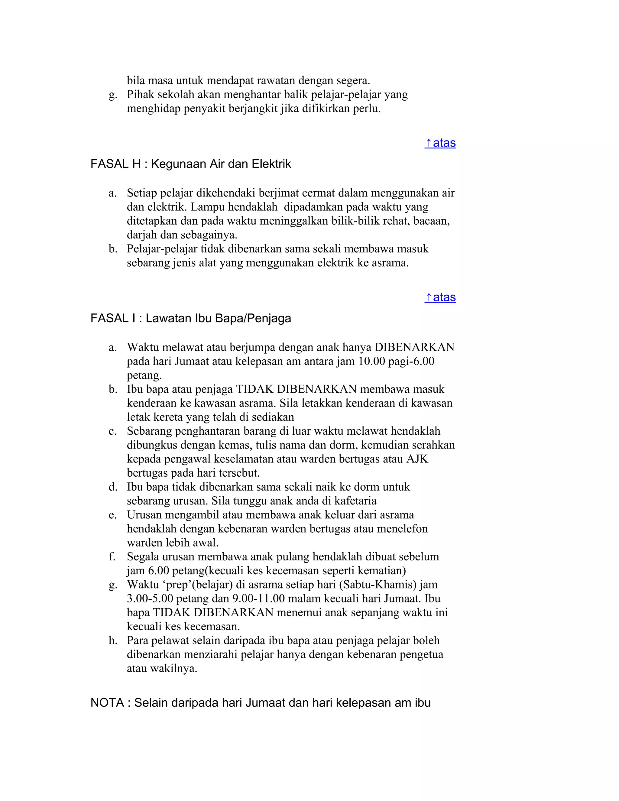 Tugas warden asrama | DOC