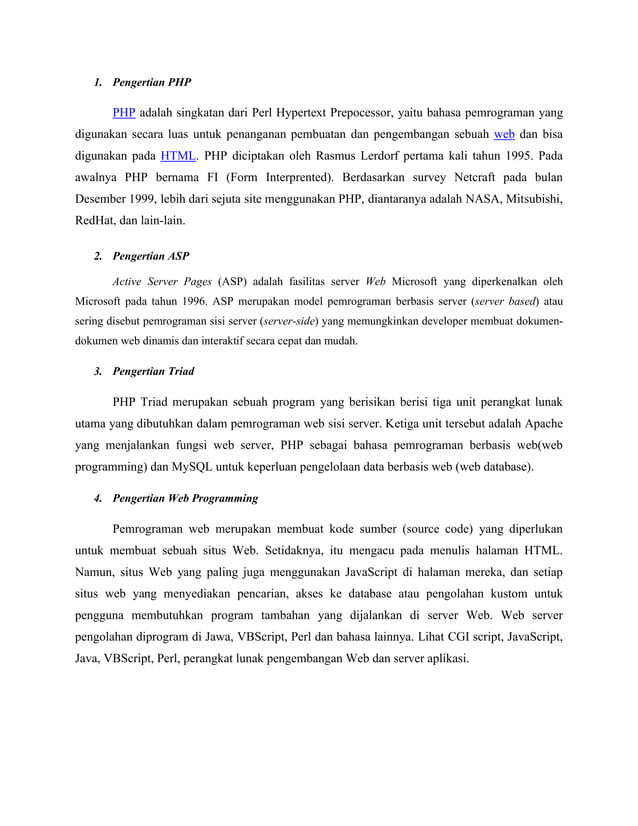 Tugas Web Programming | PDF