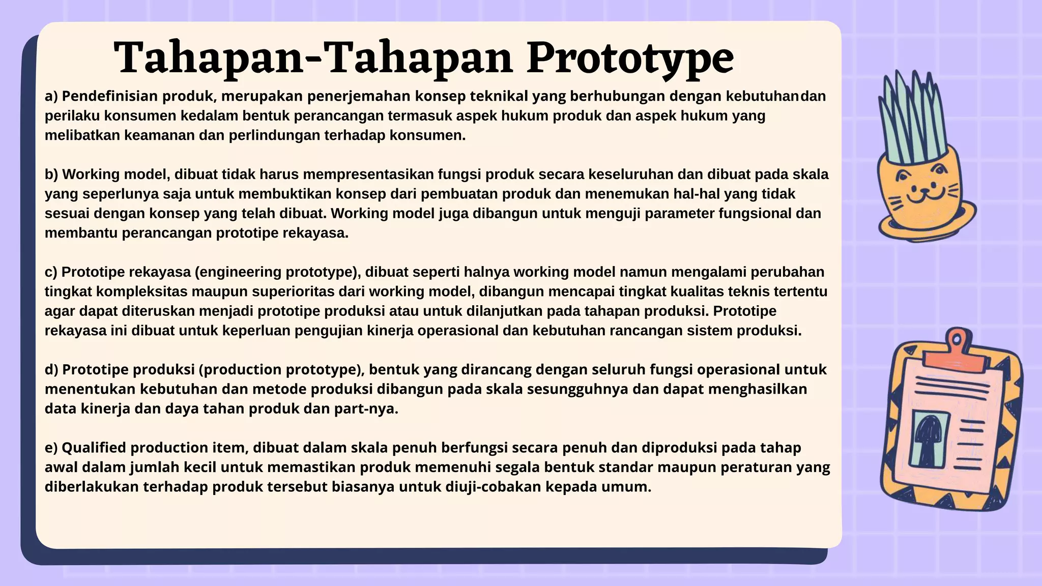 Lembar/Gambar Kerja untuk Pembuatan Prototype Produk Barang/Jasa | PPTX