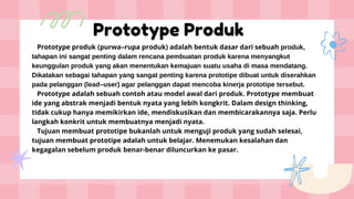 Lembar/Gambar Kerja untuk Pembuatan Prototype Produk Barang/Jasa | PPTX