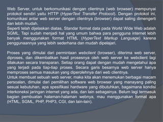 Tugas webserver SO II - 09 154 | PPTX
