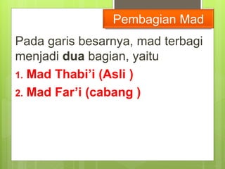Tugaz bacaan mad | PPTX