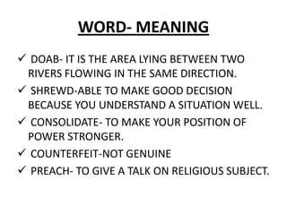 Tughlaq Dynasty (1320 a) | PPTX