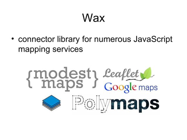 An Introduction to MapBox | PPT