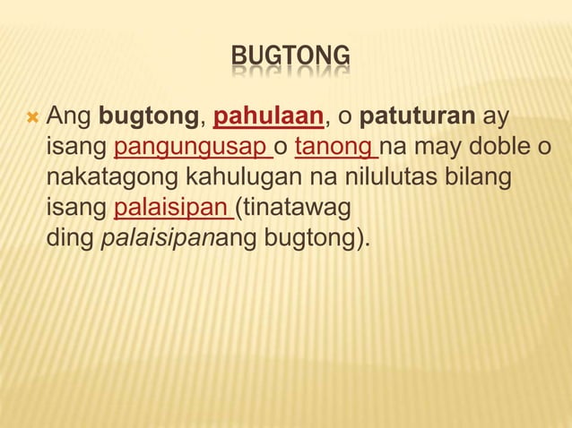tugmaangdegulong-tulangpanudyo-bugtong-palaisipan-161115112307.pptx