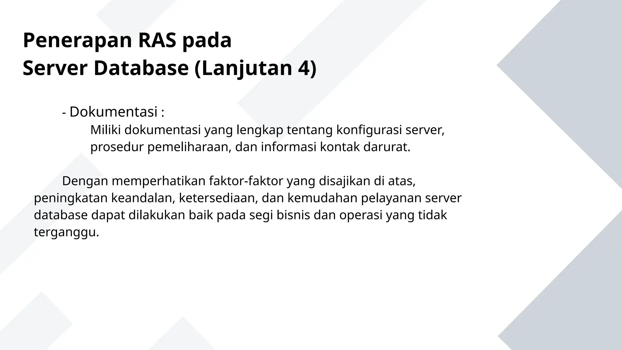 Penerapan RAS pada Server Database dan Server VOIP | PDF