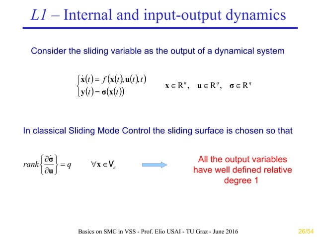Sliding Mode Control: Basic Theory, Advances and Applications | PDF