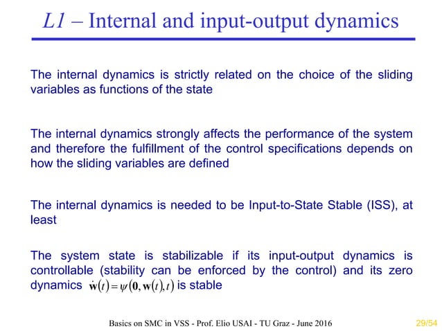 Sliding Mode Control: Basic Theory, Advances and Applications | PDF